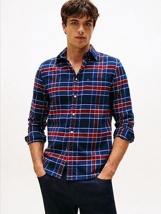 Tommy Hilfiger Chemise coupe standard &agrave; motif tartan