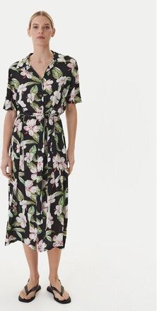 Roxy Hemdkleid Island Escape ERJWD03865 Schwarz Regular Fit