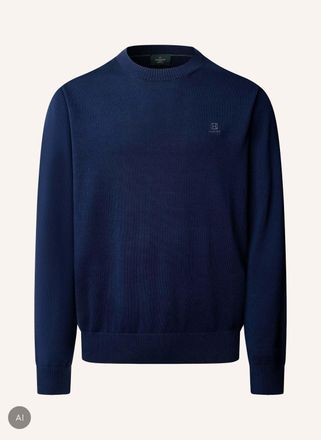 Hackett Pullover Hrtg Cotton H Crew blau