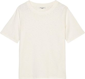 Marc O'Polo Damen B41238551261 T-Shirt, Silky White, XL EU