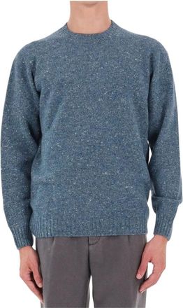 Drumohr Pull &agrave; col rond - Homme - Pulls - Bleu - Taille: L