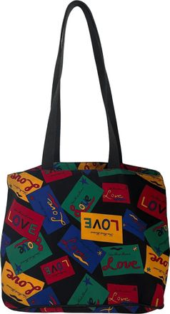 Saint Laurent Crossbody Bags - Yves Saint Laurent Love Printed Nylon Handbag Colo - Gr. unisize - in Schwarz - für Damen