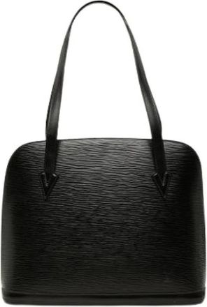 Louis Vuitton Sac port&eacute; &eacute;paule Lussac Pre-owned - Femme - Pre-owned - Noir - Taille: ONE Size