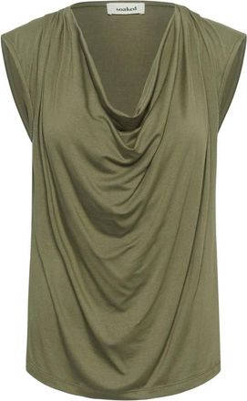 Soaked In Luxury Femme, Tops, Vert, Taille: 46 FR Hauts sans manches