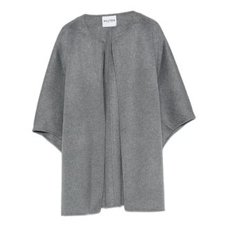Kujten Asi Cape - - Jackets - Damen - Grau - ONE SIZE