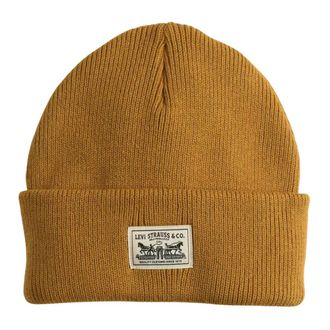 Levi's Homme, Accessoires, Brun, Taille: ONE Size Backpatch Beanie