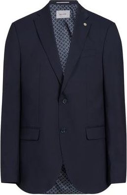 Pierre Cardin Blazer uni en laine vierge m&eacute;lang&eacute;