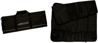 Arcos Messer Roll Bag - Messer Rolltasche zu 12 Stück - 100% Polyester 730 x 510 mm - Farbe Schwarz (Messer Nicht ENTHALTEN)