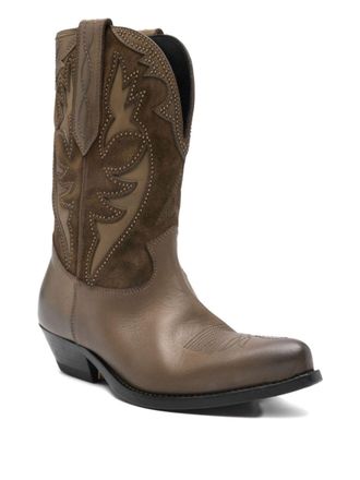 Golden Goose Wish Star Boot - taupe