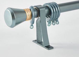 Generic Gardinenstange Raumteiler Mit Dekorativen Endst&uuml;cken Und Wandhalterung 70-600cm F&uuml;r &Ouml;senvorh&auml;nge Schwere Dekorative Vorhangstange F&uuml;r Fenster Und T&uuml;re