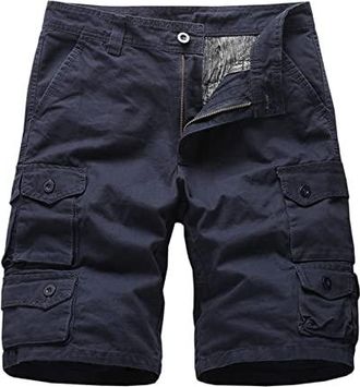 Generic Short de bain pour homme - Short de plage pour homme - Short d&eacute;t&eacute; pour lext&eacute;rieur - Pantalon d&eacute;contract&eacute; ample &agrave; poches multiples - Combinaison courte