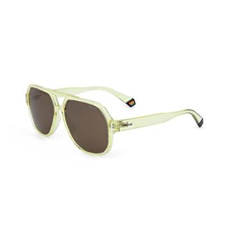 Polaroid Pld 6193/s 6DX/SP LIME Sunglasses Unisex Polycarbonate, Standard, 57