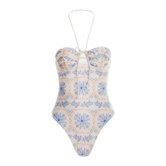 Agua Bendita Femme, Maillots de bain, Multicolore, Taille: 44 FR Maillot de Bain Floral Sandalo Chivas