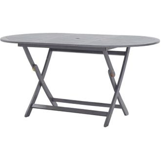 vidaXL Gartentisch Klappbar 160x85x75 cm Massivholz Akazie Vidaxl