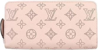 Louis Vuitton Pre-owned Mahina Monogram Leather Zippy Wallet - Femme - Pre-owned - Rose - Taille: ONE Size