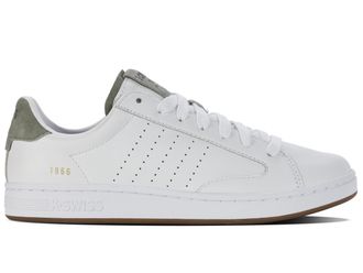 K-Swiss Mens Lozan Klub LTH Sneaker, Wht/Wht/Shadow Sd, 44.5 EU