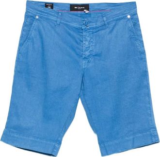 Kiton short en jean à ourlet retroussé - Bleu