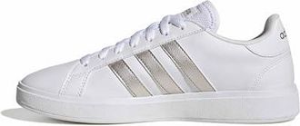 adidas Femme Grand Court TD Lifestyle Court Casual Shoes, Cloud White / Platinum / Cloud White, 42 2/3 EU