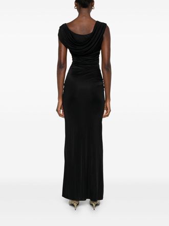 Versace Womens Dress Black Viscose
