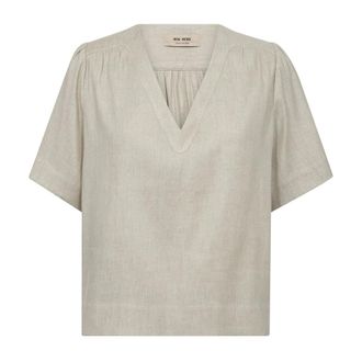 Mos Mosh MOS Mosh, Femme, Blouses et Chemises, Beige, Taille: 40 FR MMRikas Sobia Blouse