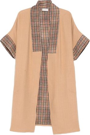 Pierre-Louis Mascia Femme, Vestes, Brun, Taille: 42 FR Giacca Kimono Lunga