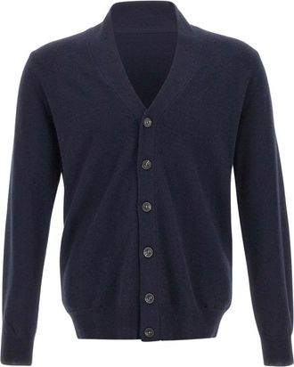 KANGRA Cardigan &agrave; col en V - Homme - Pulls - Bleu - Taille: 2XL