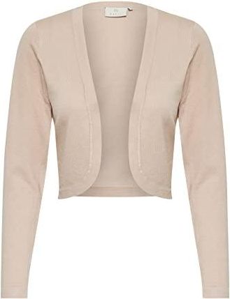 Kaffe Femme Kaffe Womens Long Sleeve Short Shoulder Jacket Open Front Bolero, Orange, M EU