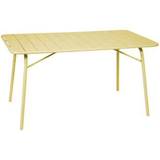 Sweeek Klappbarer Gartentisch aus Stahl f&uuml;r 6 Personen