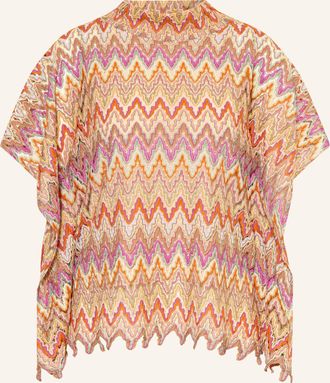 Ana Alcazar Blusentop Mit Glitzergarn orange