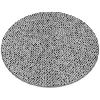 RugsX Teppich rund casablanca grau grey rund 150 cm