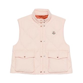 Moncler Femme, Vestes, Rose, Taille: 40 FR Biois Down Gilet