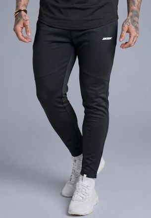 Siksilk Herren Schwarze Muscle Fit Jogginghose XXL