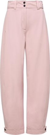 Moncler Moncler Technical Twill Trousers, Women, Pink, Size: L