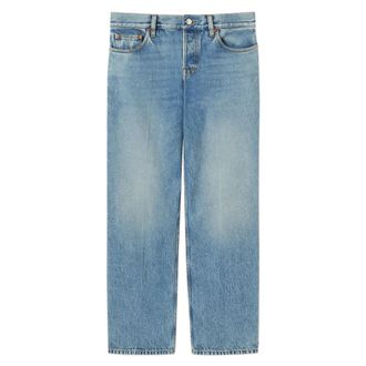 Gucci Ballerina Denim Pant - - Jeans - Damen - Blau - W28