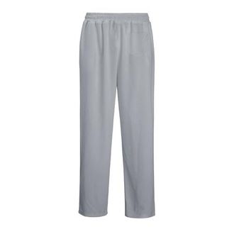 Generic Pantalon de jogging pour homme, taille &eacute;lastique, jambes larges, d&eacute;contract&eacute;, ample, avec poches, pantalon de jogging pour homme UK, gris, XXL