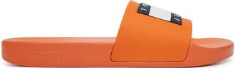 Tommy Jeans Pantoletten Tommy Jeans Pool Slide Ess EM0EM01191 Orange