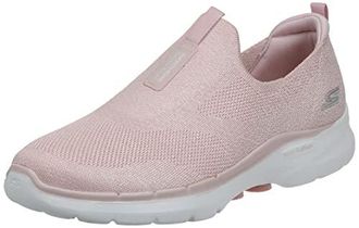 Skechers Go Walk 6 124502-LTPK, Womens Sneakers,Sports Shoes, Pink, 36 EU