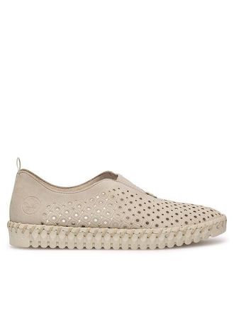 Rieker Halbschuhe N1963-62 Beige