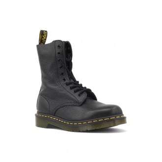 Dr. Martens 1490 Virginia Lederstiefel mit mittelhohem Schaft - - Shoes - Herren - Schwarzk - 36 EU