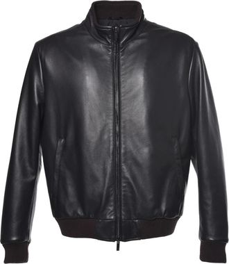Baldinini Veste en cuir - Homme - Vestes - Noir - Taille: 2XL