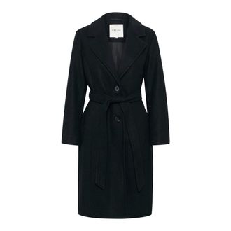 Cream Femme, Manteaux, Noir, Taille: 36 FR Manteau &Eacute;l&eacute;gant Classique en Pitch Black