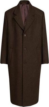 Saison 1865 Manteau long uni en laine