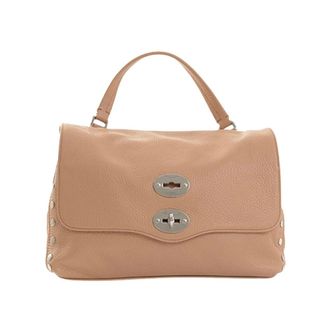 Zanellato Femme, Sacs, Brun, Taille: ONE Size Sac &agrave; main en cuir Postina S