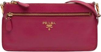 Prada Pre-owned Cuir sacs-prada - Femme - Pre-owned - Rose - Taille: ONE Size