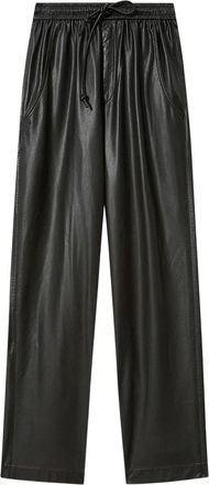 Isabel Marant pantalon à taille élastiquée - Noir
