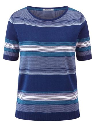 Peter Hahn Rundhals-Pullover Peter Hahn blau