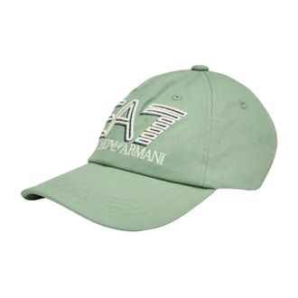 Emporio Armani Emporio Armani Ea7, unisex, Accessoires, Vert, Taille: M Casquette avec logo brod&eacute;