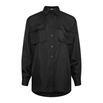 Envelope 1976 Seidenbluse - - Blouses & Shirts - Damen - Schwarzk - S