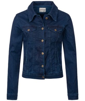 Rock Creek Damen Jeans Jacke &Uuml;bergangs Jacke Denim Blouson Stretch Kurz Classic Jeansjacken Urban Stonewash D-401 Indigoblau XS