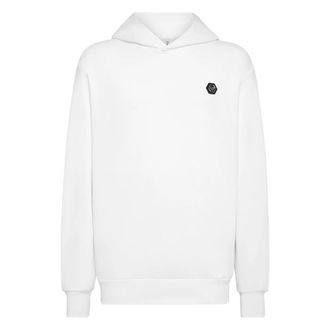 Philipp Plein Hoodie Sweatshirt - - Sweatshirts & Hoodies - Herren - Wei&szlig; - XL